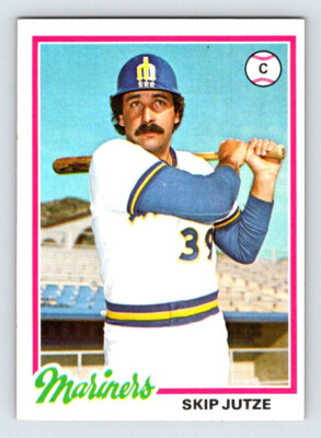 SKIP JUTZE Seattle Mariners 1978 Topps Baseball Card B185 | eBay