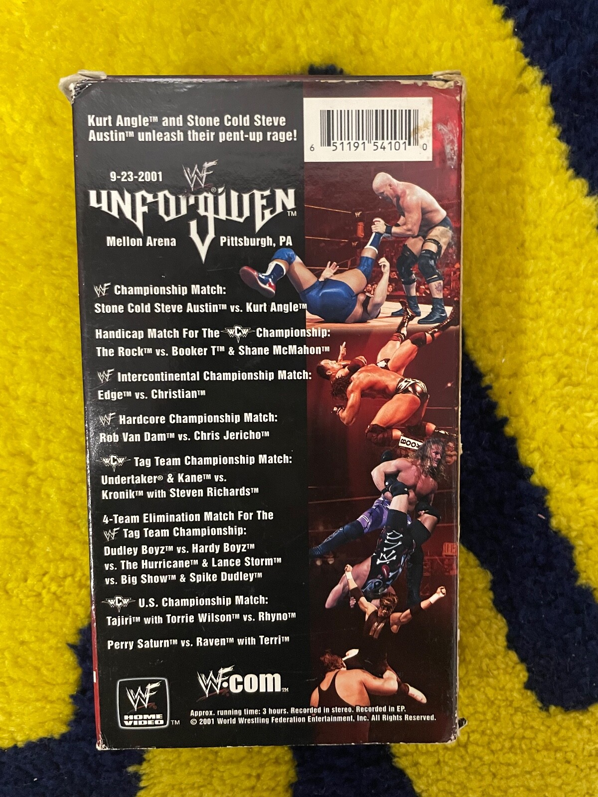 WWF Unforgiven 2001 (VHS, 2001) 651191541010 | eBay