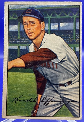 1952 Bowman #55 Ken Raffensberger Vintage Baseball Card MLB Cincinnati ...