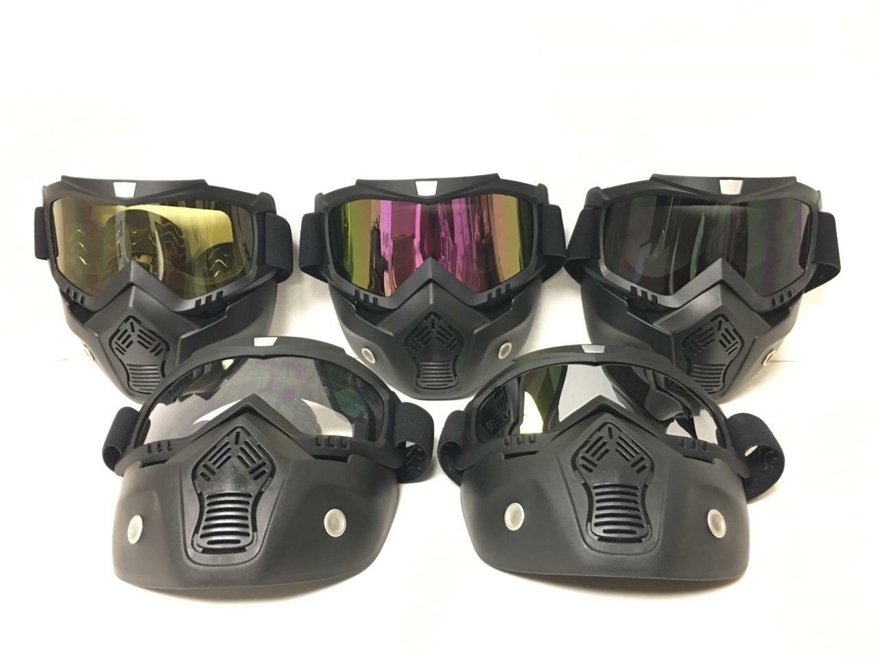 NEW Motocross Masks Goggles Off-Road Dirt Bike ATV UTV Ski Snowboarding ...