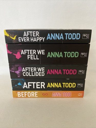 Anna Todd AFTER BOOK SERIES 5 BOOKS We Collided Fell Ever Happy Before ...