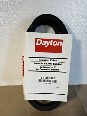 DAYTON PREMIUM V-BELT B42 3X636G NEW | eBay