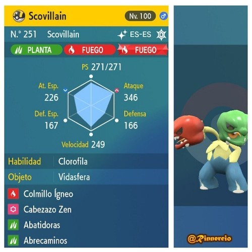 Scovillain "Shiny or not" 6 IVs Pokemon Scarlet and Purple 🍇🍊 | eBay