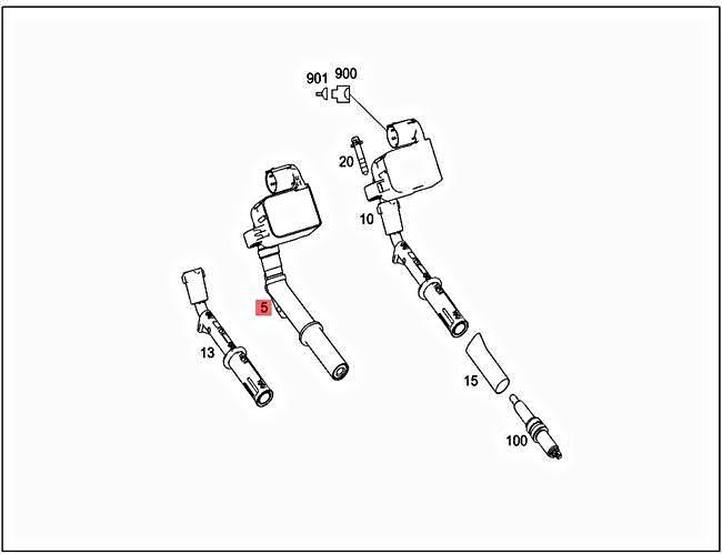 Genuine MERCEDES Ignition coil 2769063500 | eBay
