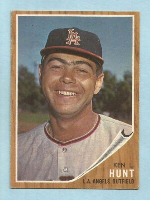 1962 Topps Baseball Ken Hunt #68 Los Angeles Angels EX/MT **3 | eBay
