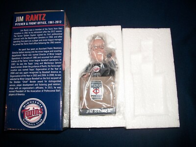 Minnesota Twins JIM RANTZ Bobblehead SGA Bobble Head 20th Anniversary ...