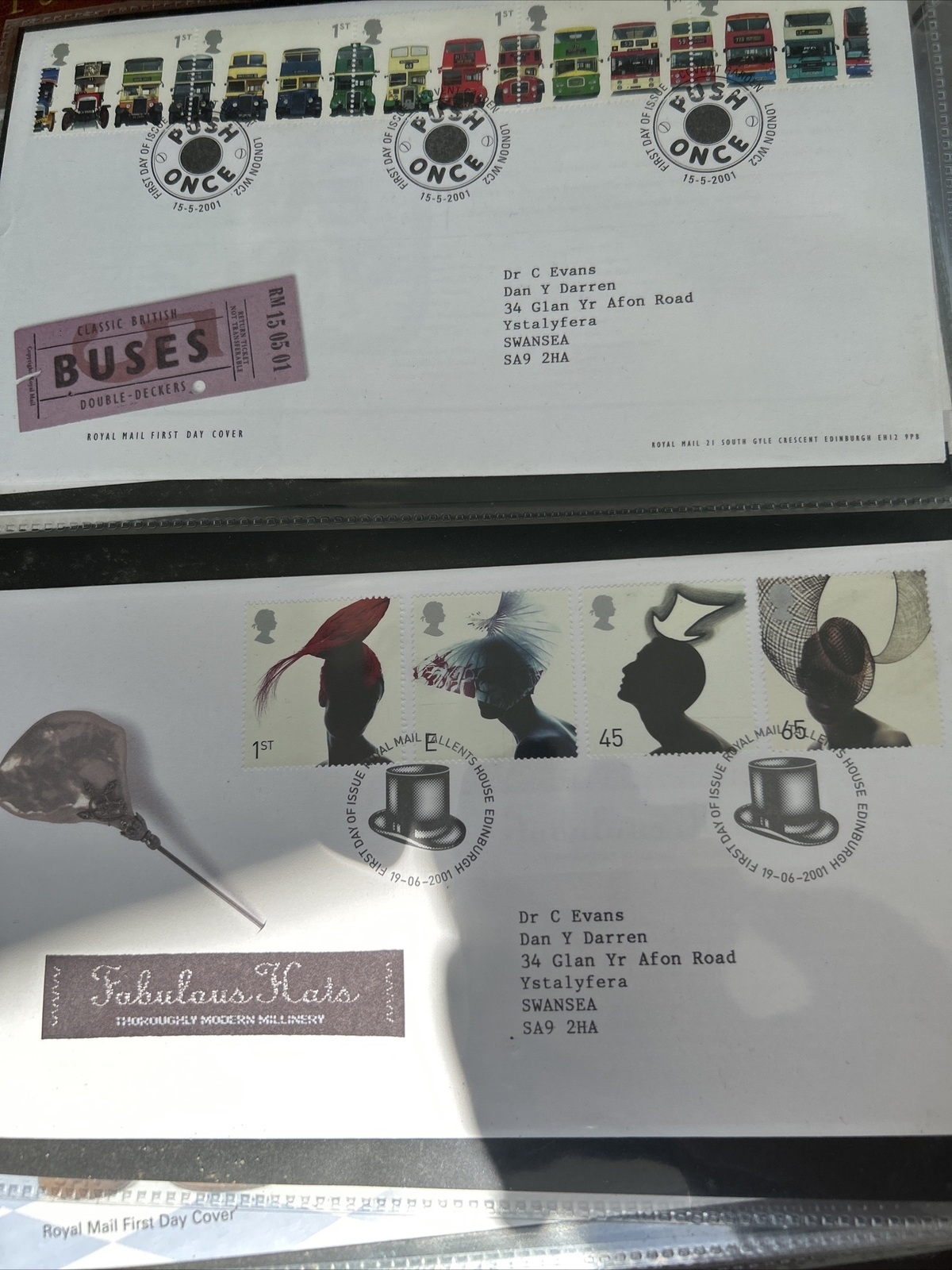 Royal Mail Postcard Album With 35 Plus 2000/2001 Covers BC 166 | eBay UK