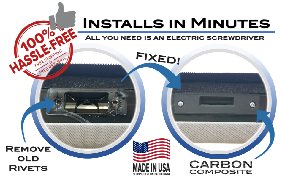 Rear Moonroof Latch, Rev 1, GM F Retainer 84900118, Traverse Acadia ...