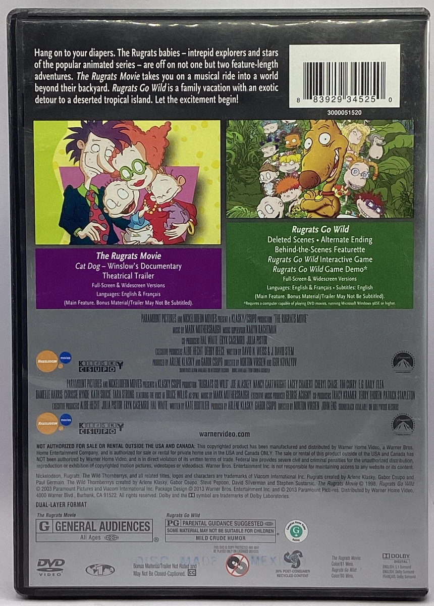 The Rugrats Movie Dvd