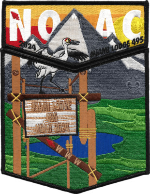 Boy Scout OA 495 Miami Lodge 2024 NOAC Flap Set *60 Made* | eBay