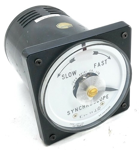 TOYO KEIKI LVF-IIN 115V 50,60 Hz Synchroscope Syncrometer Indikator ...