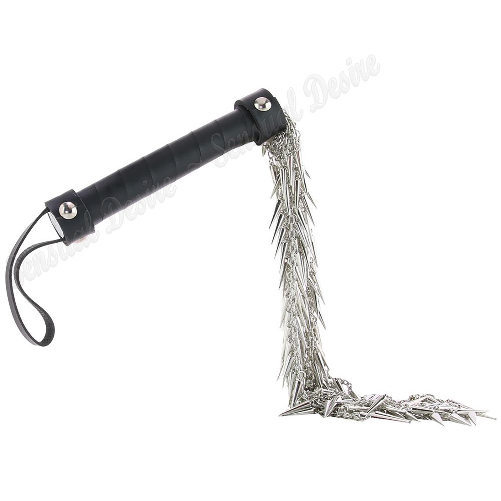 Ultimate Spike Iron Chain Whip Sensual Desire Erotic Bondage Flogger ...