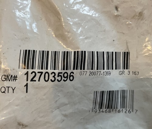 NEW GENUINE GM FUEL FEED PIPE suburban CORVETTE CAMARO SIERRA SILVERADO ...