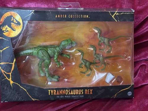 Mattel Jurassic Park Amber Collection Tyrannosaurus Rex HBY32 Young T ...