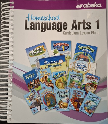 Abeka Language Arts 1 Curriculum Lesson Plans | eBay