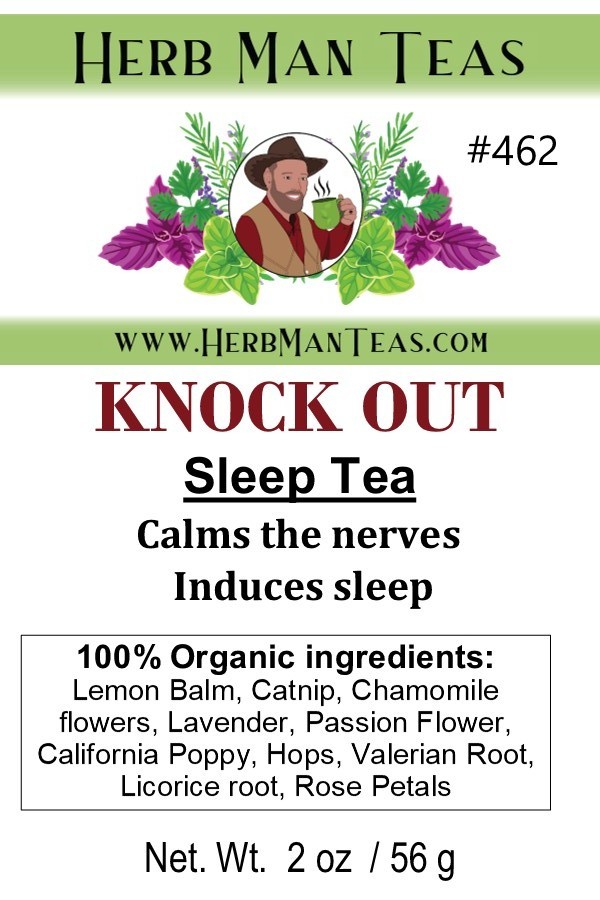 KNOCK OUT TEA #462 - Best Sleep Tea for insomnia & over thinking | eBay