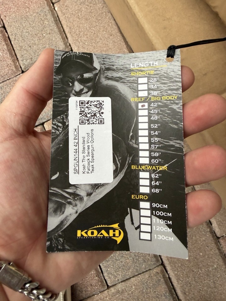 Koah Bill Fatback Series Speargun - 48 Inch | eBay