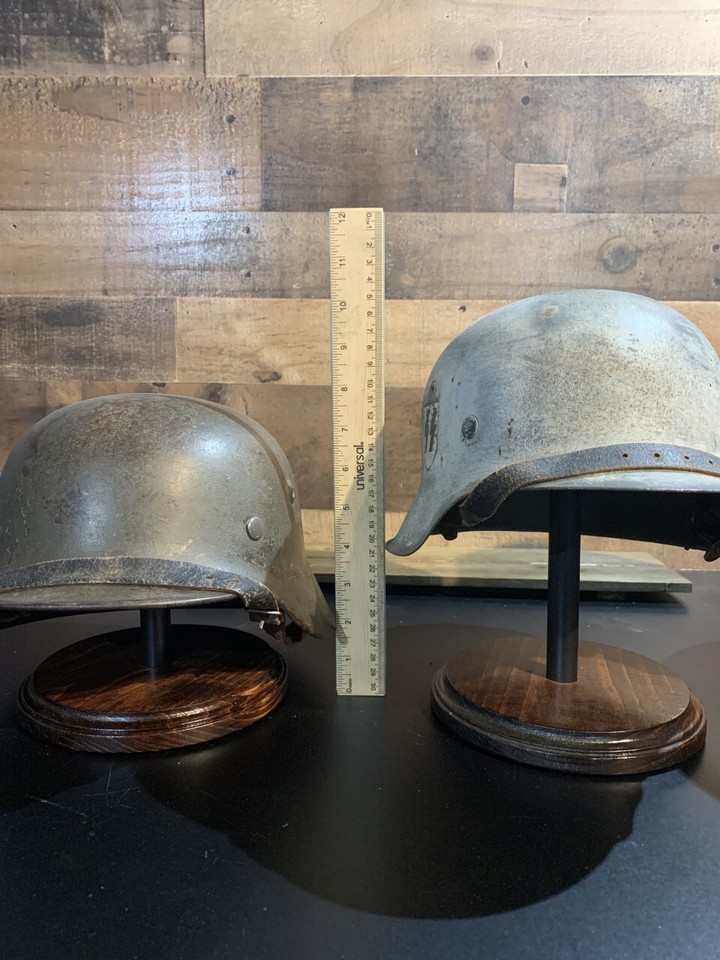 German/US WWII _ACH _Military Helmet Stands w/Height Adj. Option | eBay