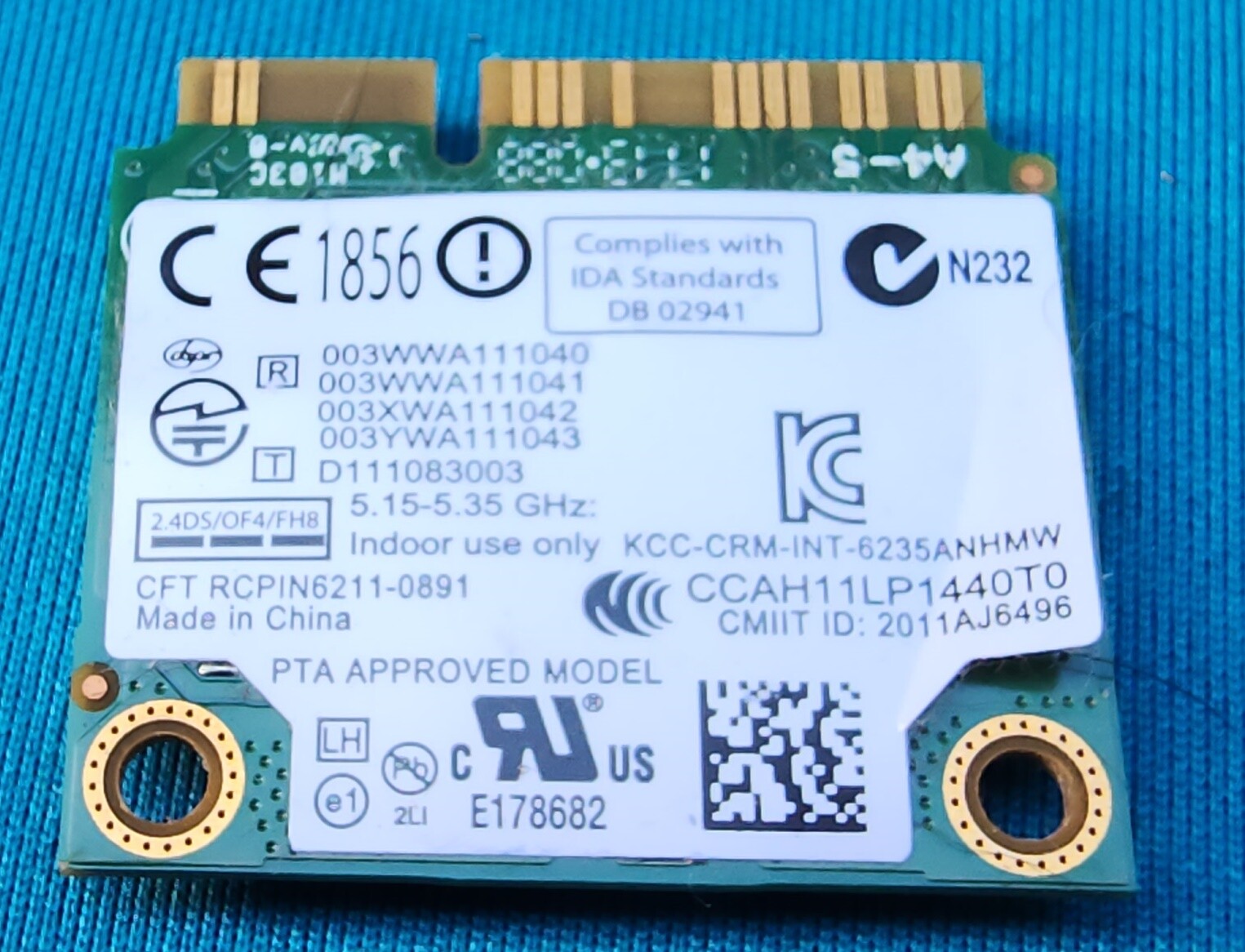 LTWIFI0182 - Dell Latitude E6540 Wireless Bluetooth Wi-Fi Card 5K9GJ ...