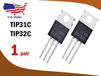 TIP31C & TIP32C TO-220 (1 pair) 100V 3A PowerTransistor | eBay