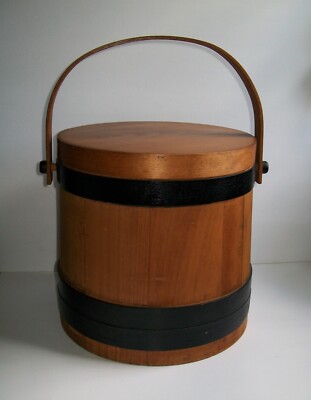Primitives - Wooden Firkin Sugar Bucket
