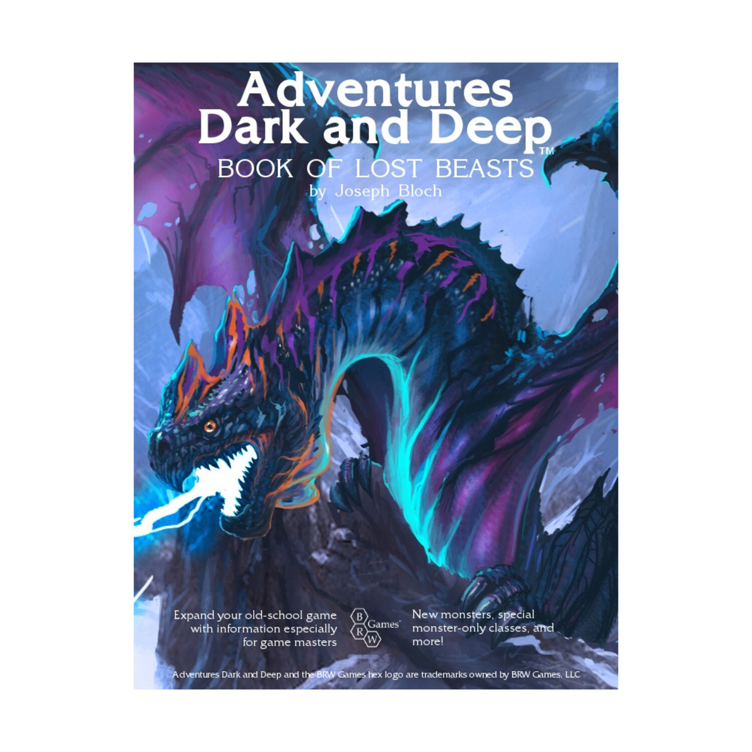 BRW Adventures Dark and Deep Book of Lost Beasts New | eBay