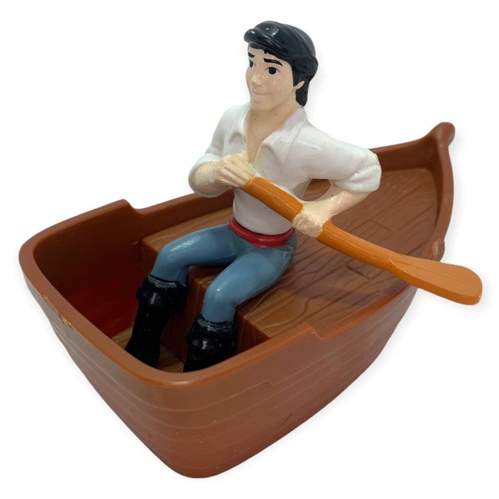 The Little Mermaid And Prince Eric On The Boat