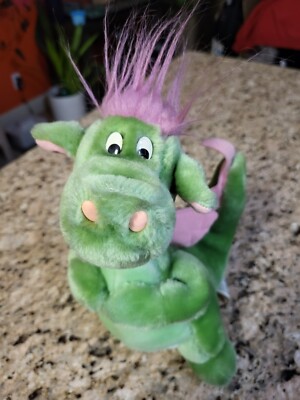 Disneyland Pete's Dragon Elliot VTG Large 14” Stuffed Plush Toy Disney ...