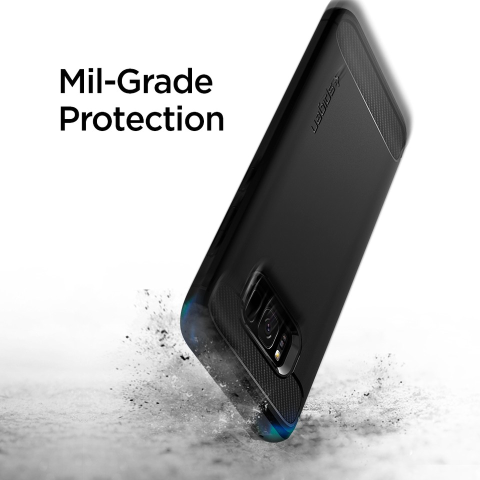 Galaxy Note9 S9 / Plus S8 / Plus Case Spigen [ Rugged Armor ...