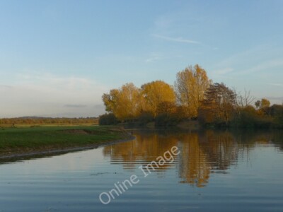 Photo 6x4 River Thames looking downstream Wolvercote By Port Meadow ...