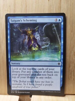 Magic The Gathering🏆TAIGAM'S SCHEMING - Sorcery🏆MTG Card | eBay Australia