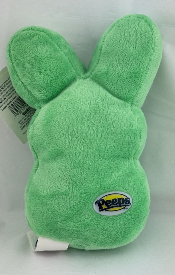 Peeps Top Hat with Bow Tie Green Bunny Marshmallow Scented Plush 6 ...