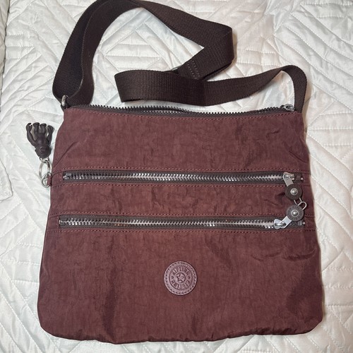 Kipling ALVAR Medium Crossbody, 33x26x4.5 Raspberry Maroon Red Plum ...