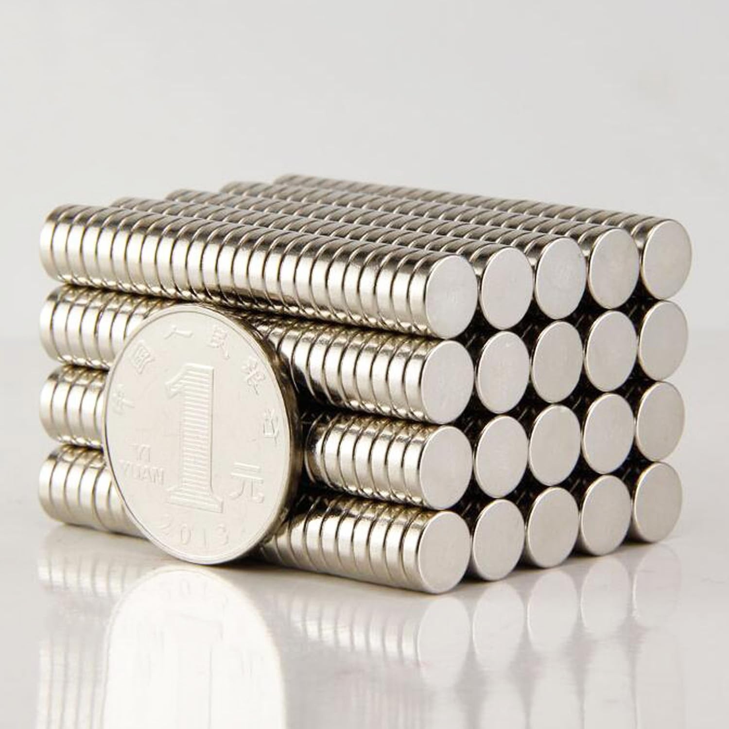 100 Pieces 7x1.5mm Small Round Disc Multi-use Refrigerator Magnets for ...