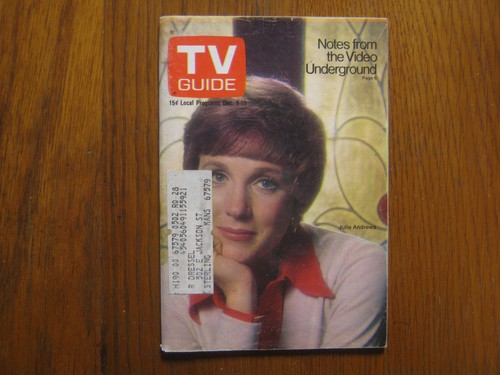 1972 TV Guide (JOHN LENNON/YOKO ONO/SHARON OBECK/JULIE ANDREWS/WILLIAM ...