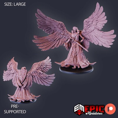 Corrupted Seraphim C Epic Miniatures Monster RPG D&D Pathfinder 3D ...