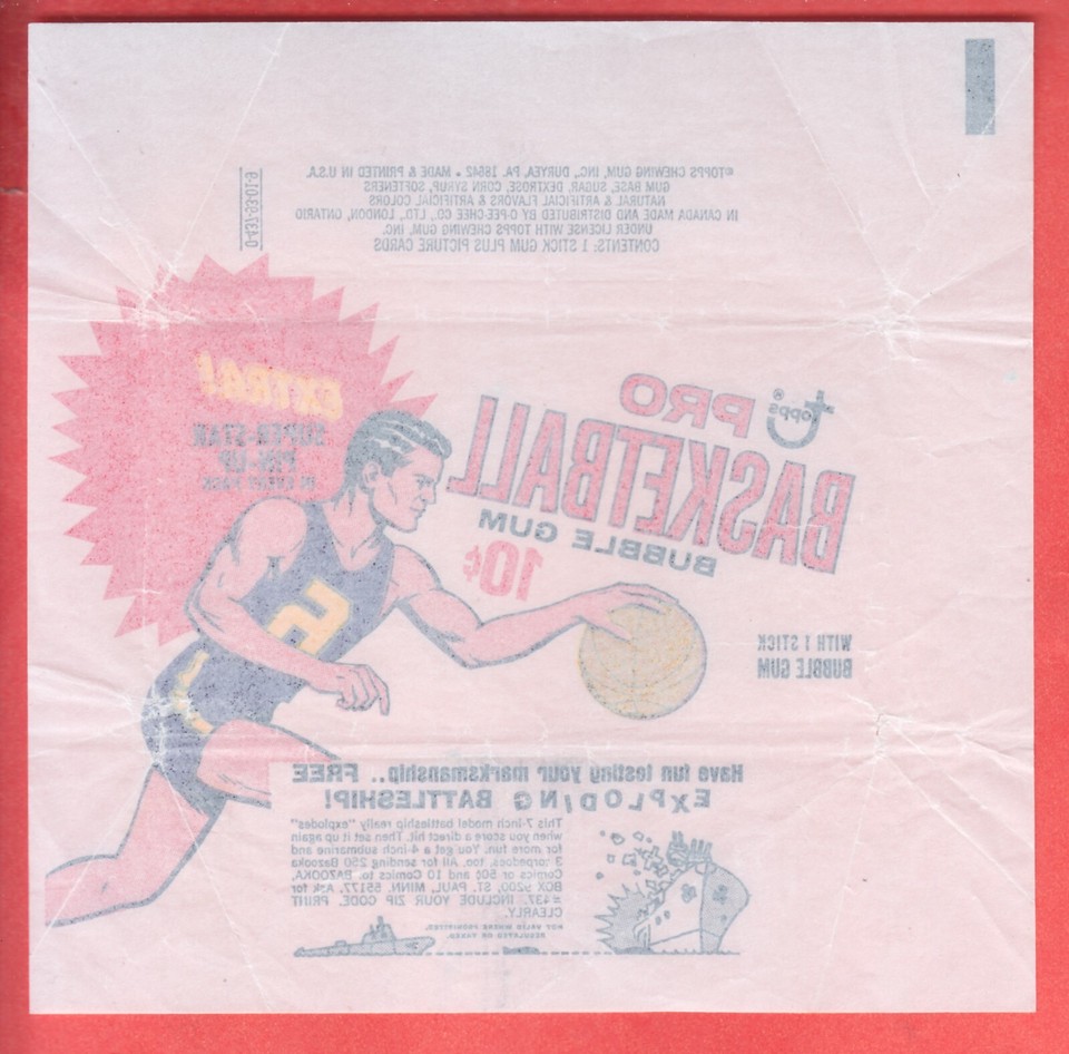 1969 TOPPS BASKETBALL WAX WRAPPER NM/MT NO TEARS, NO HOLES | eBay