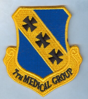 USAF / US Air Force 7th MEDICAL GROUP - FULL COLOR PATTERN .... MINT | eBay
