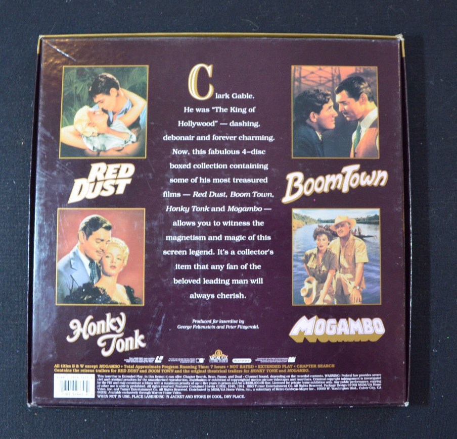 THE CLARK GABLE COLLECTION on LASERDISC | eBay