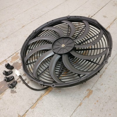 1945 WD15 16 Inch Super Duty Radiator Fan ultra cooling skinny aeroline ...