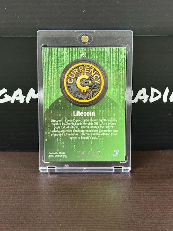 2024 Cardsmith Currency Series 3 Litecoin Jade Gemstone Prizm /45 | eBay