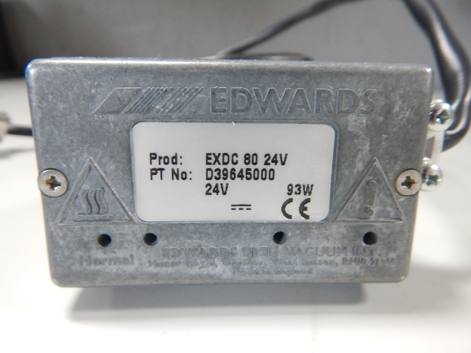 Edwards EXDC 80 Turbo Pump Controller (PN: D39645000) | eBay
