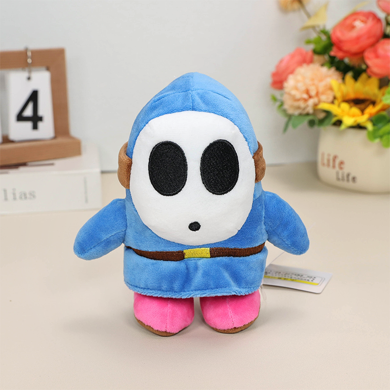 Blue Shy Guy Super Mario Bros Plush Toy In Paper Mario Color Splash ...