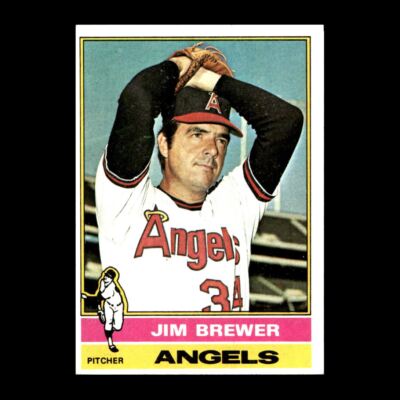 Jim Brewer 1976 Topps California Angels #459 Vintage GM! | eBay