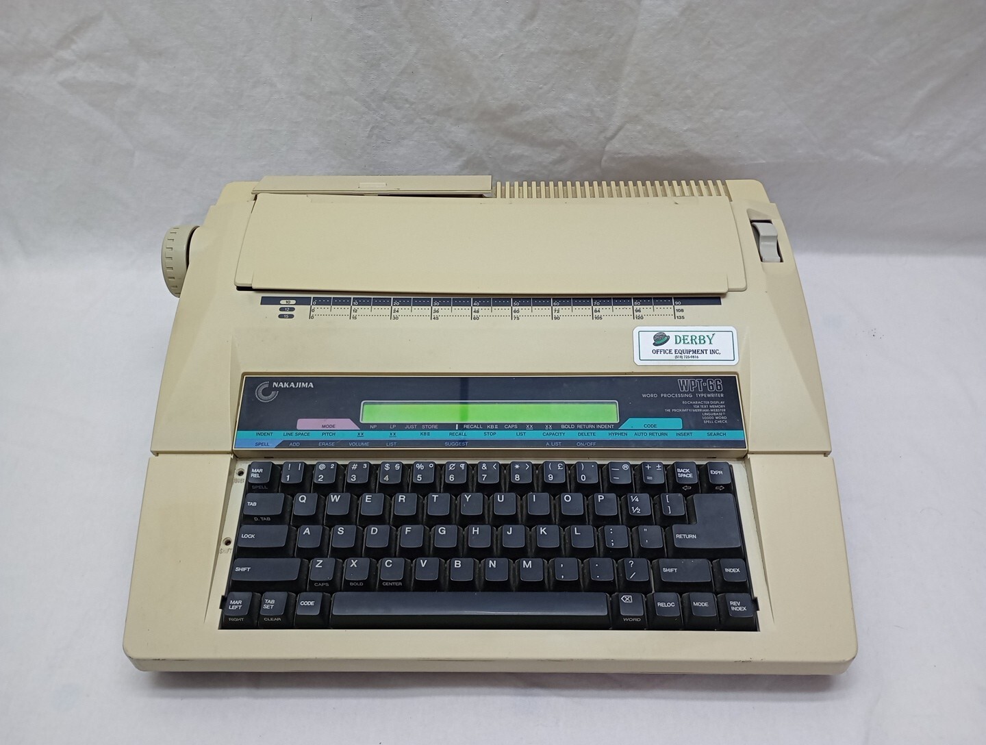 Rare Nakajima WPT-66 Portable Electronic Word Processing Typewriter ...
