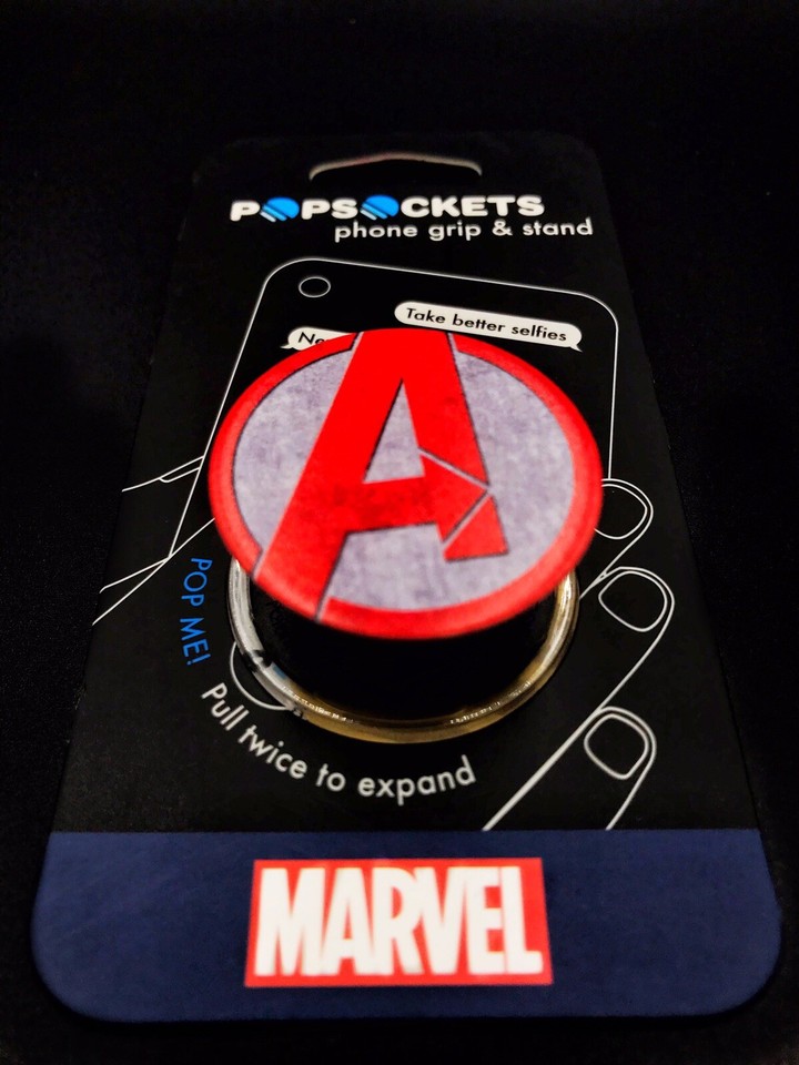 Authentic PopSockets Marvel Avengers Logo PopSocket Pop Socket Phone ...