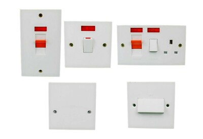 GET 20A Switch/45A Cooker Control Unit/45A Cooker Vertical Plate DP ...
