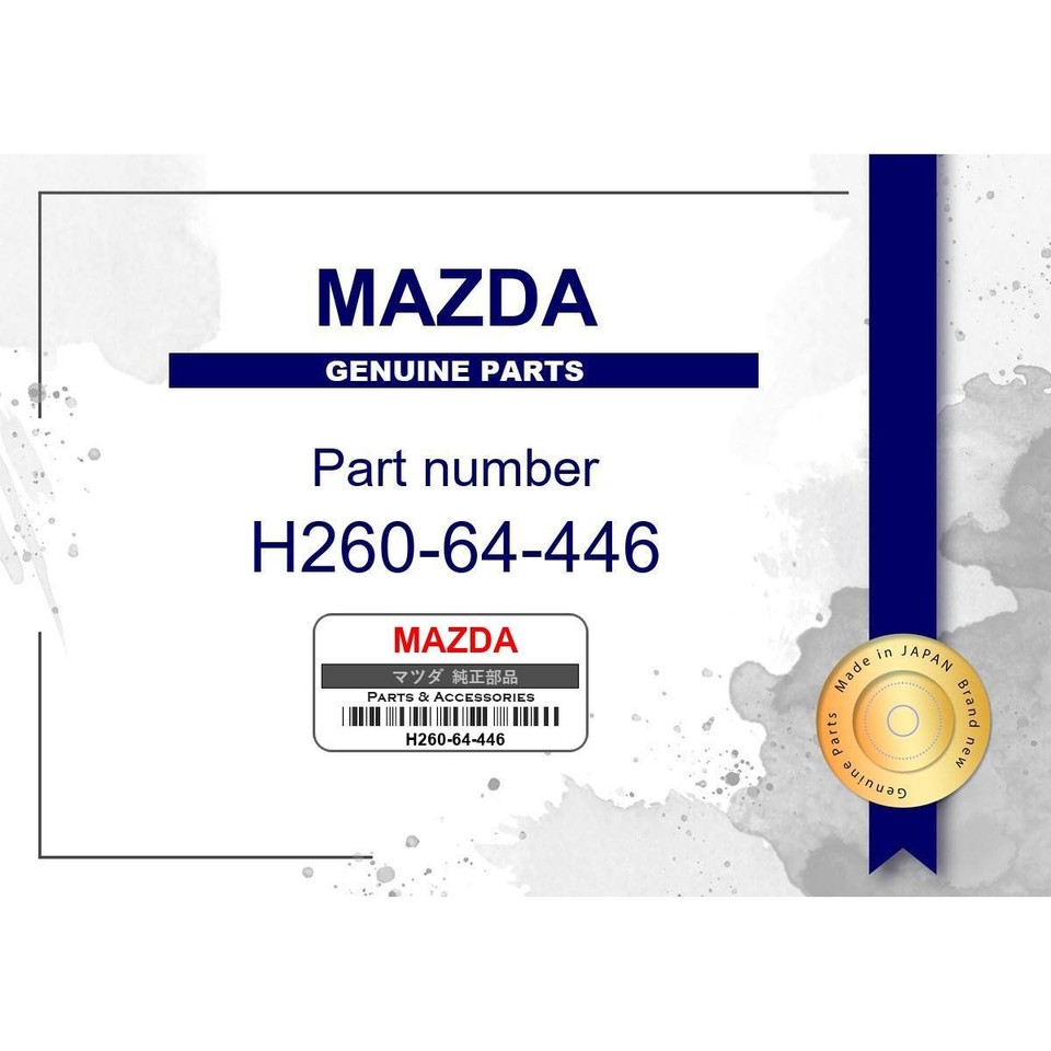 New Genuine Mazda Part number H260-64-446 Bracket No. 2 (H2) x 1 pc ...