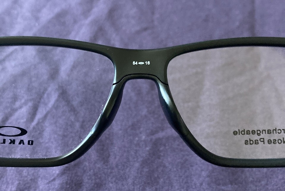 Oakley Chamfer Squared OX8143-0154 Eyeglasses Satin Black Frame Reading ...