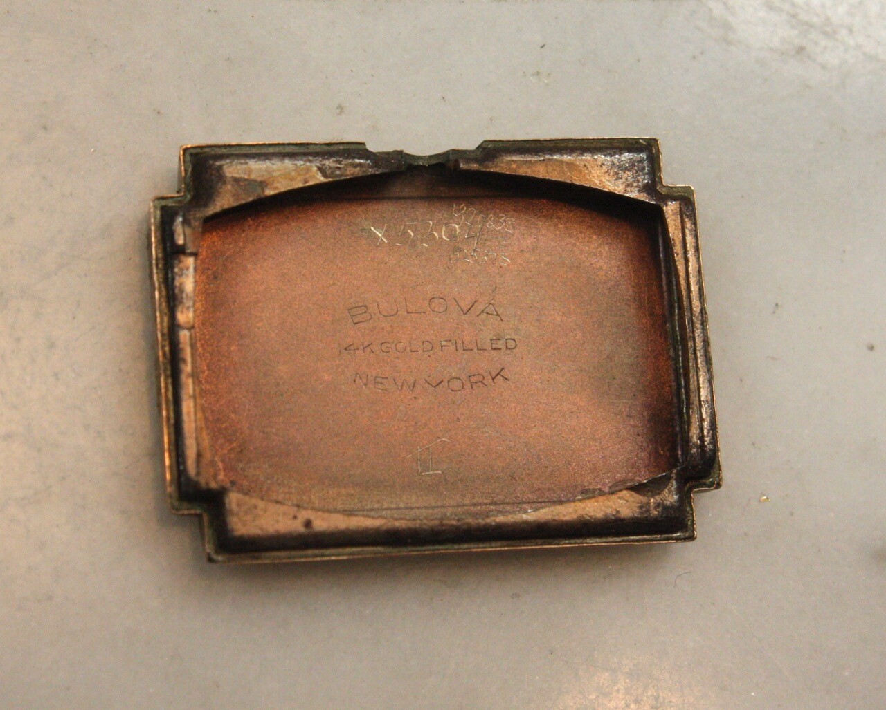 BULOVA 14K Gold Filled Case Art Deco Watch. 21 Jewels 7AP Manual. Not ...